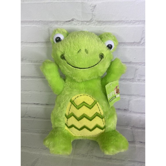 walgreens | Toys | Walgreens Happy Go Fluffy Green Frog Plush Stuffed ...